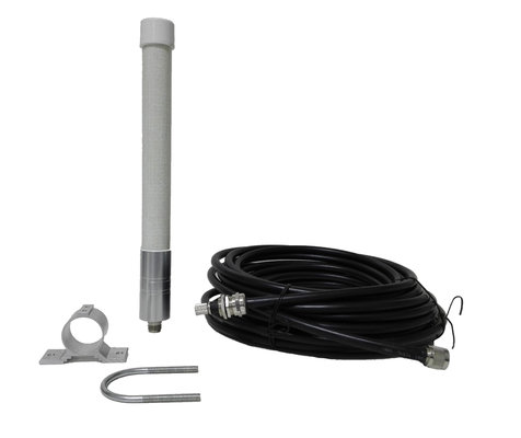 4G LTE Omni Directional Antenna , Outdoor Fiberglass Antenna Good Impact Resistance