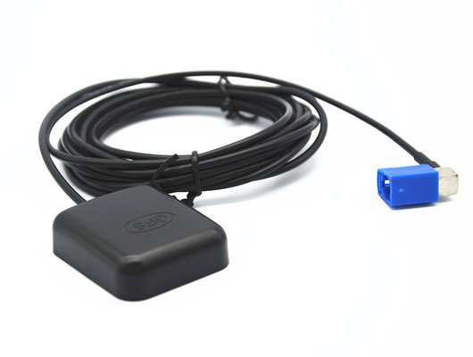 Car GPS Active Antenna , High Gain Gps Antenna 3 Meter RG178 With Fakra Connector