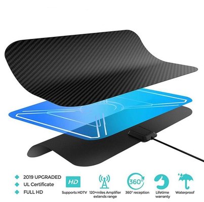 4K HD 1080p VHF UHF 25dBi 862MHz 100 Miles HDTV Antenna