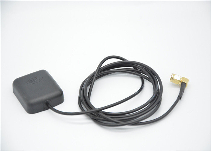 Indoor Gps Glonass Antenna , Ceramic Patch Magnetic Base Antenna Dual Band