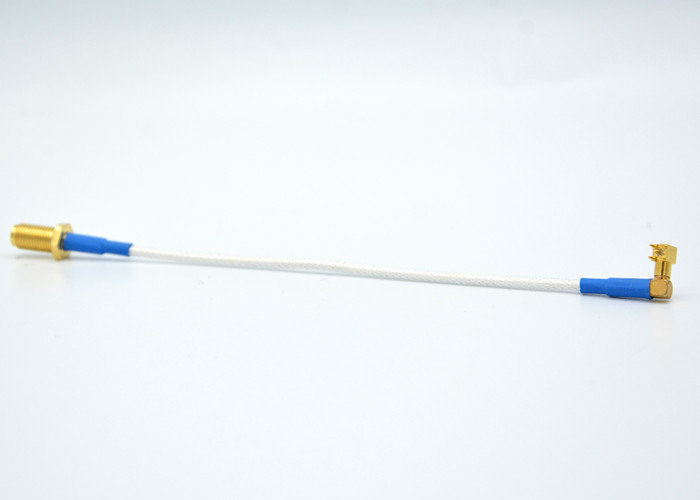 Gold Plated SMA to Right Angle PCB Mount Jack Connector RF Cable