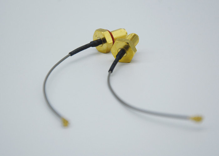 Durable RF Cable Coaxial 1.13mm Assembly With SMA RP Female 50Ω Impedance