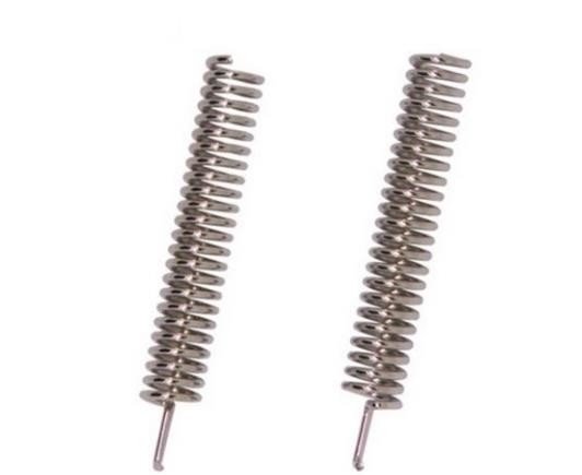 2dBi Built In Antenna Long Copper , Silver Helical Spring Antenna Remote Control