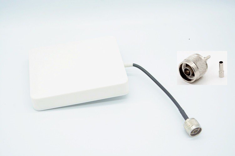 Flat Panel Dual Band Antenna Dual Band 14dBi N Plug ABS Housing 2.4G /5.8GHz