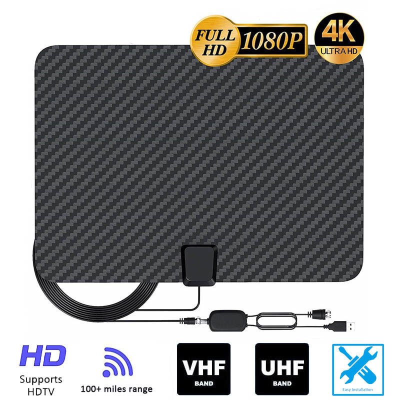 4K HD 1080p VHF UHF 25dBi 862MHz 100 Miles HDTV Antenna