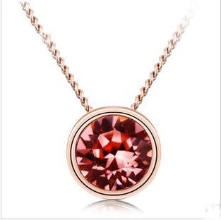 Ref No.: 105005 Bright Star birthstone necklace dress jewellery lucite flower jewelry