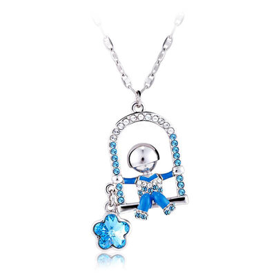 Ref No.: 105018 DreamKids Serendipity birthstone necklace for child designer jewellery brands stone crystal jewelry