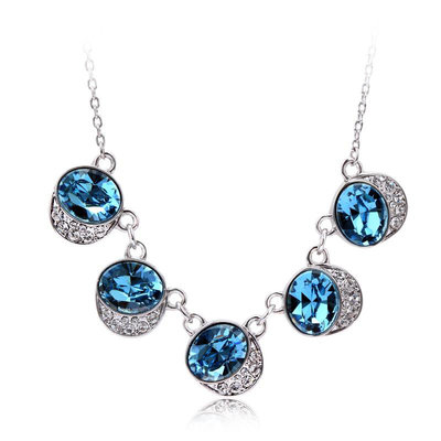 Ref No.: 105031 Love lost in Aegean sea aquamarine birthstone necklace beautiful jewellery describe jewelry