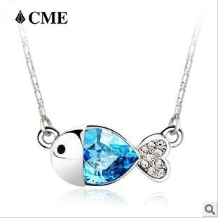 Ref No.: 105051 Jelly clownfish ladies necklace jewellery germany cosmic jewelry