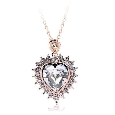 Ref No.: 105086 Rain Heart statement necklaces for women jewellery necklace jewelry for women