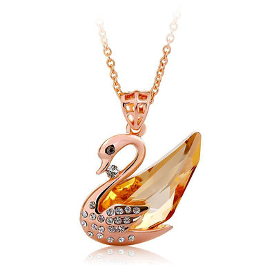 Ref No.: 105087 Beautiful swan elements swaroski necklace jewellery store adelaide jewelry brazil