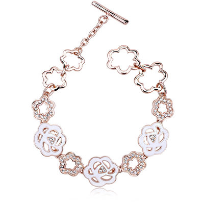 Ref No.: 205017 Rose Love birthstone bracelets costume jewellery online Elements  swaroski jewelry