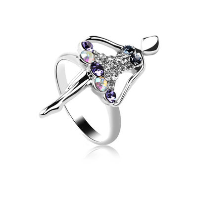 Ref No.:505002  online fashion gold jewelry handmade amethyst jewelry  stackable birthstone rings for moms