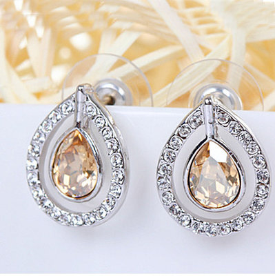 405039 Light Colorado Topaz phoenix eye Earrings-fashion jewelry wholesale suppliers jewellery for women jewellers uk