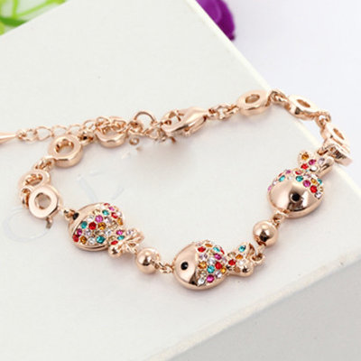 Ref No.: 205037 doodle clownfish mothers bracelets with birthstones gold jewelry wholesale distributors jewelry sets