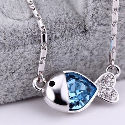 Ref No.: 105051 Jelly clownfish ladies necklace jewellery germany cosmic jewelry