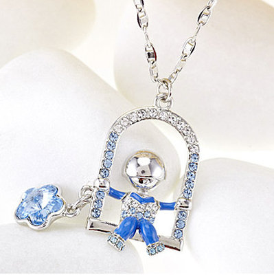 Ref No.: 105018 DreamKids Serendipity birthstone necklace for child designer jewellery brands stone crystal jewelry