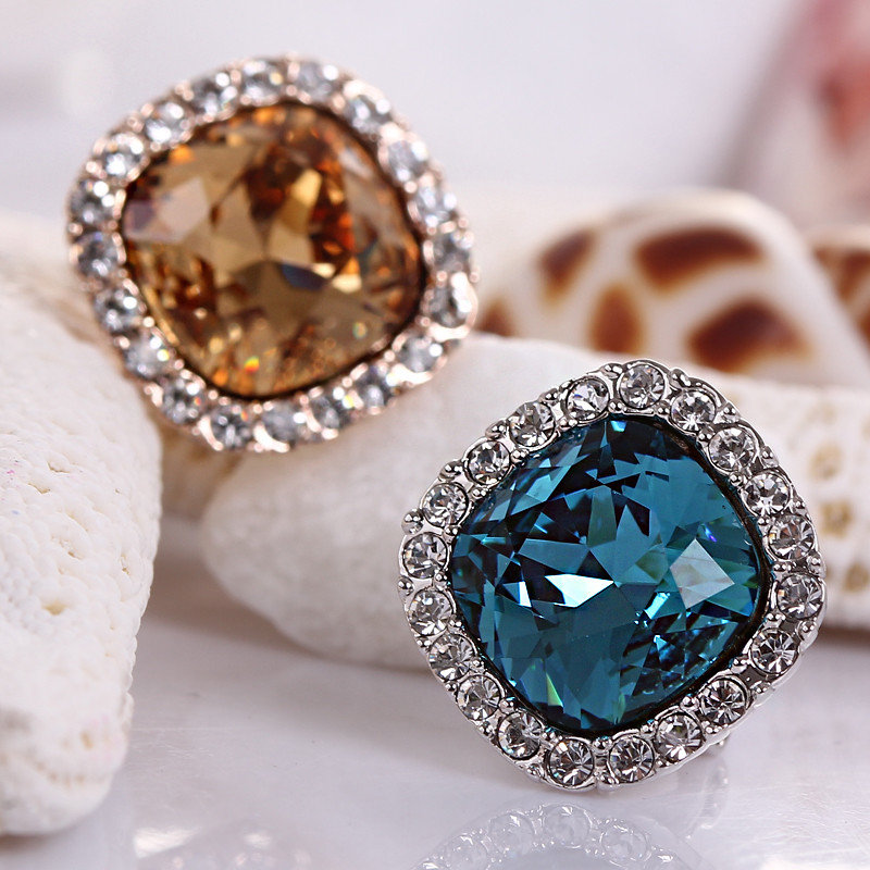 405024 Light Colorado Topaz Retro color crystal Earrings great costume jewelry fashion jewellery suppliers online jewel