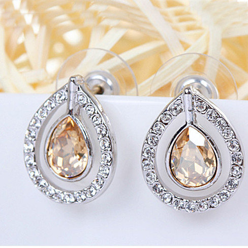 405039 Light Colorado Topaz phoenix eye Earrings-fashion jewelry wholesale suppliers jewellery for women jewellers uk