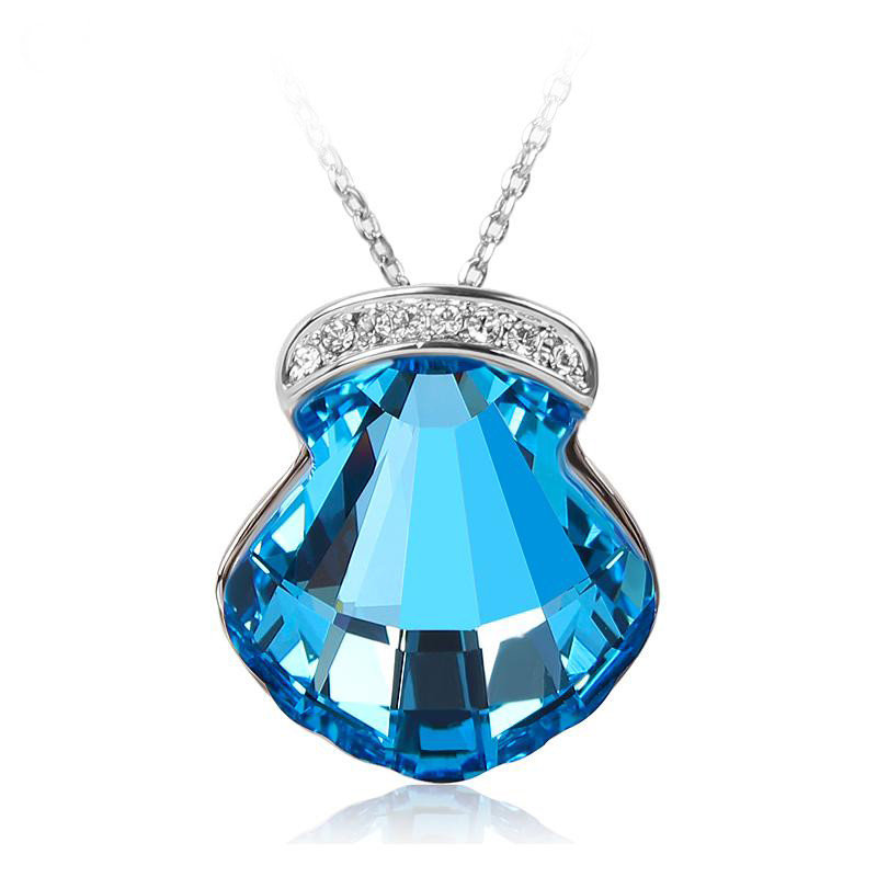 Ref No.: 105011 Elf scallops birthstone necklaces for mom gold jewellery australia online open heart collection jewelry