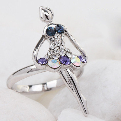 Ref No.:505002  online fashion gold jewelry handmade amethyst jewelry  stackable birthstone rings for moms