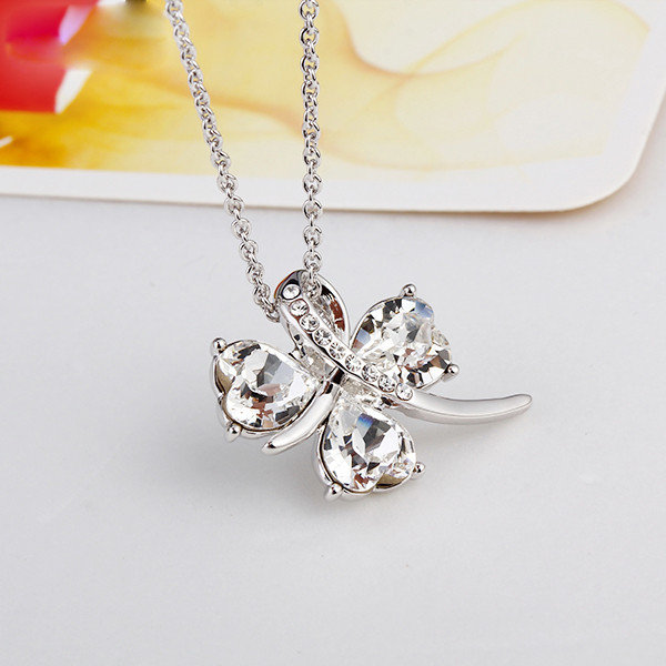 Ref No.:107020 Happy Clover october birthstone necklace jewellery store australia jewelry 925 stamp
