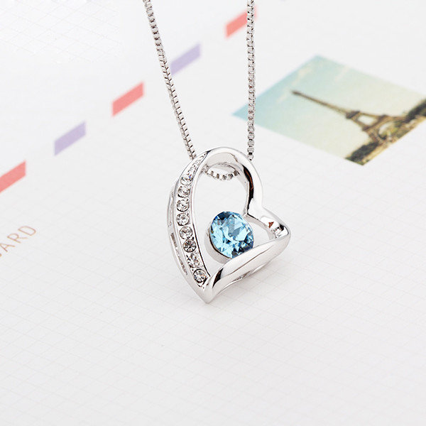 Ref No.: 107022 Love blossoms move open heart collection necklaces jewellery suppliers uk jewelry desk