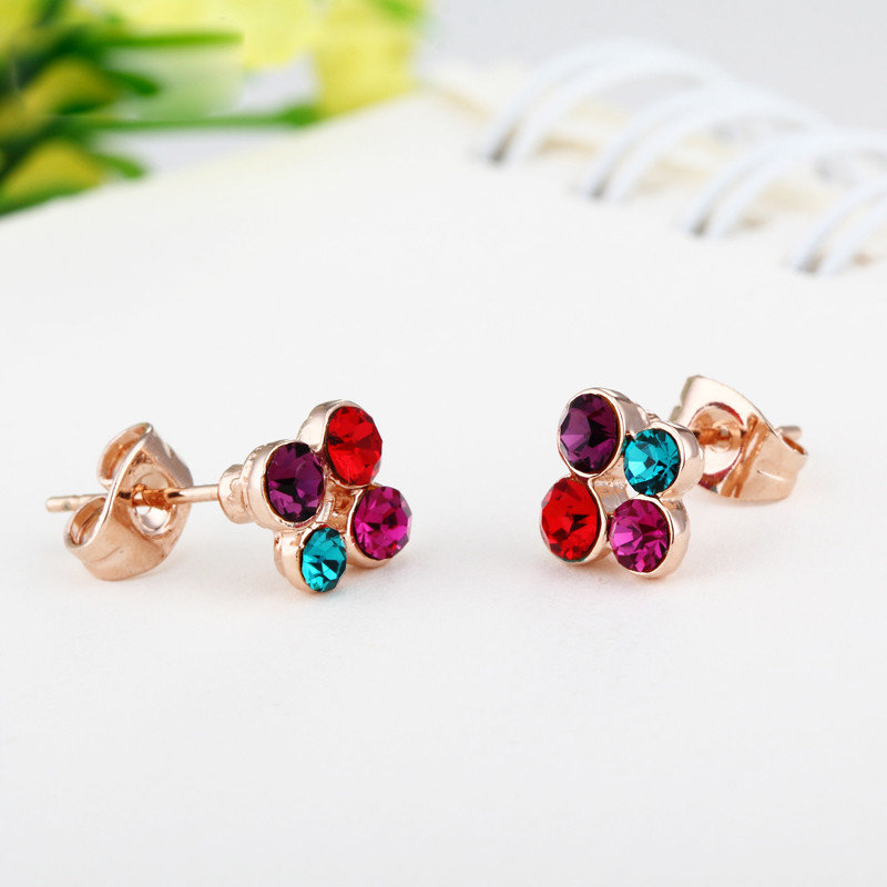 Ref No.: 406016 Dot love knot Earring artificial jewellery shopping online banana jewelry