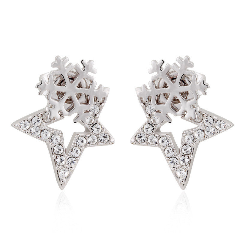 Ref No.: 406041 Snow stars Earring europa watch and jewellery buy fashion jewelry wholesale