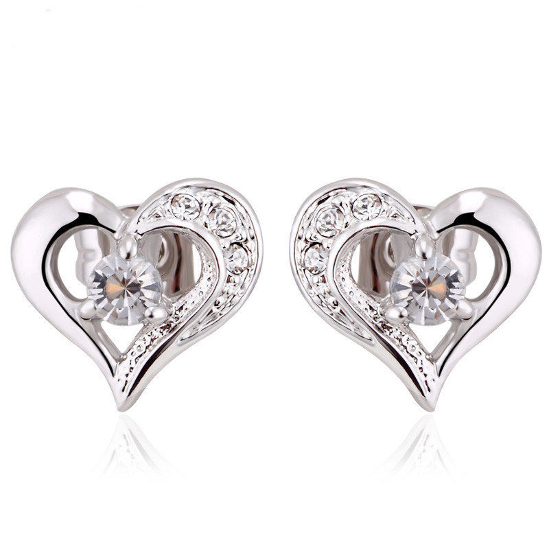 Ref No.: "406047 One life Love open heart collection earrings   gemstones jewellery buying jewelry wholesale"