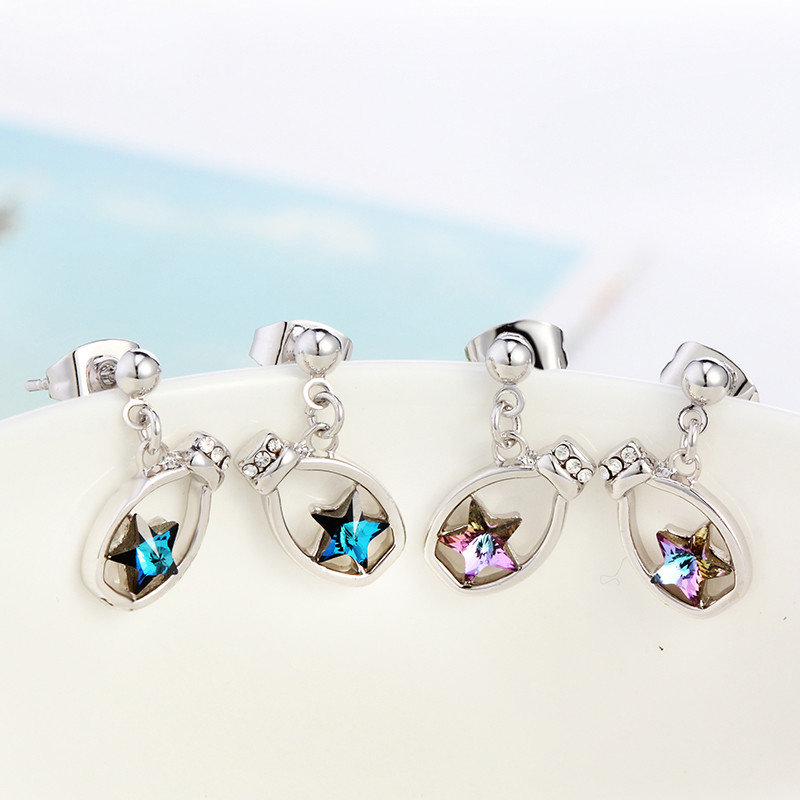 Ref No.: 407003 drifting bottle Earring gold jewellery online purchase city gold jewelry