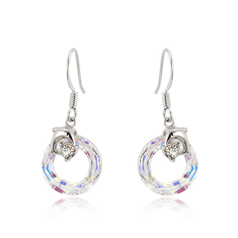 408004 Crystal Aurore Boreale Meteor shower earings-discount wholesale jewelry buy fashion accessories online shopping