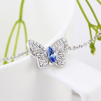 Ref No.: 140214 Simple Kocho Necklace crystal austrian jewellery wholesale fashion jewelry india