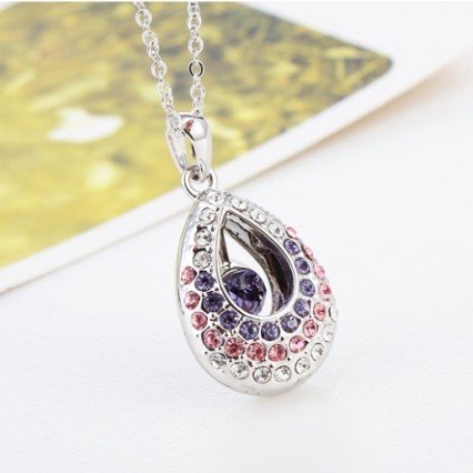 Ref No.: 140218 Peacock Tears Necklace wholesale cheap jewellery wholesale fashion jewelry online shopping