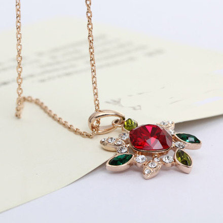 Ref No.: 140242 Flower gesture Necklace online jewellery sites wholesale for jewelry