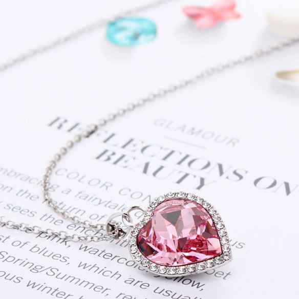 Ref No.: 140243 Lossing Heart heart pendants necklaces online fashion jewellery store wholesale gemstone fashion jewelry