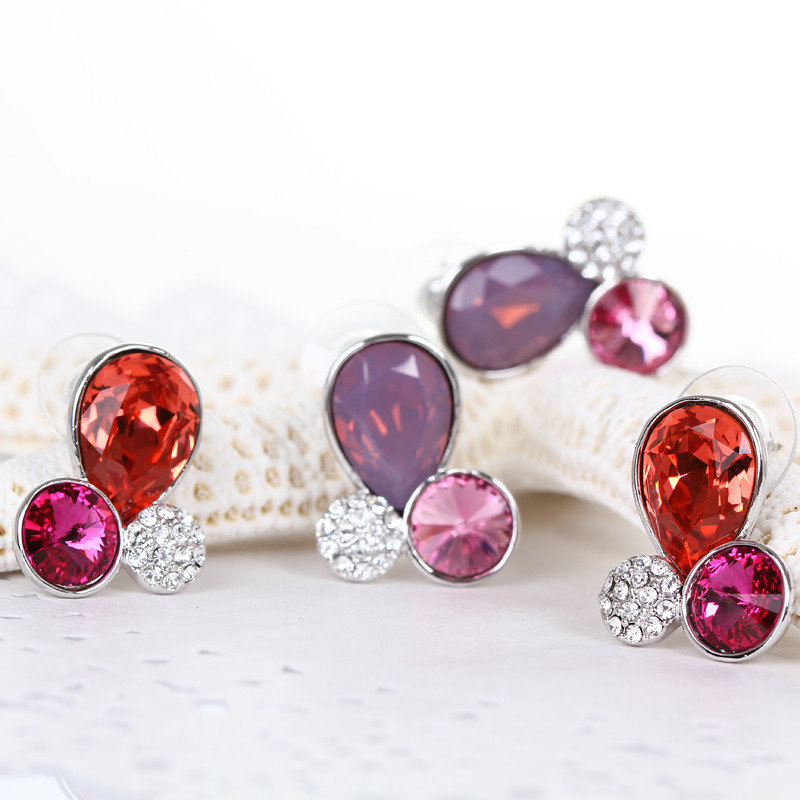 Ref No.: 440203 Vivid colorful Earring imitation jewellery suppliers creole jewelry