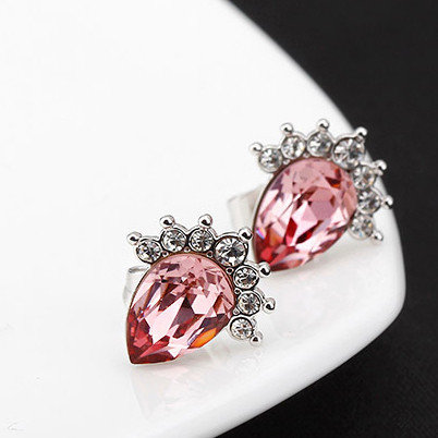 440250 Bright sun rain light Amethyst Earrings costume jewelry for best online jewellery shopping top fashion wholesale