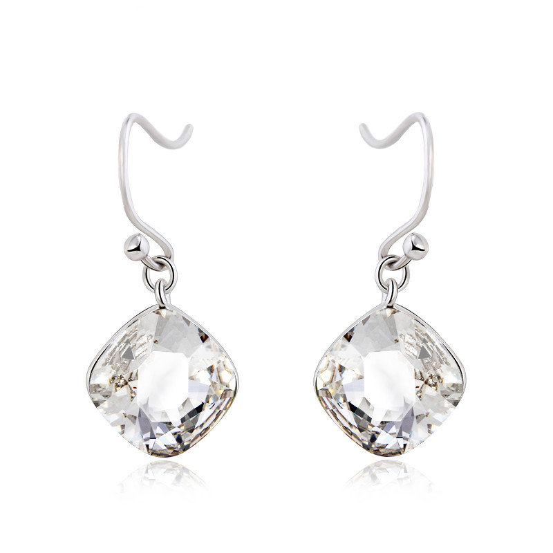 Ref No.: S200006 iridescence 1.1cm diamond S925 Earring designer silver jewellery price silver jewelry