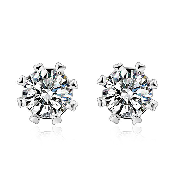 Ref No.: S200008 Bright glass bottles S925 Earring sell 925 silver authentic silver jewelry