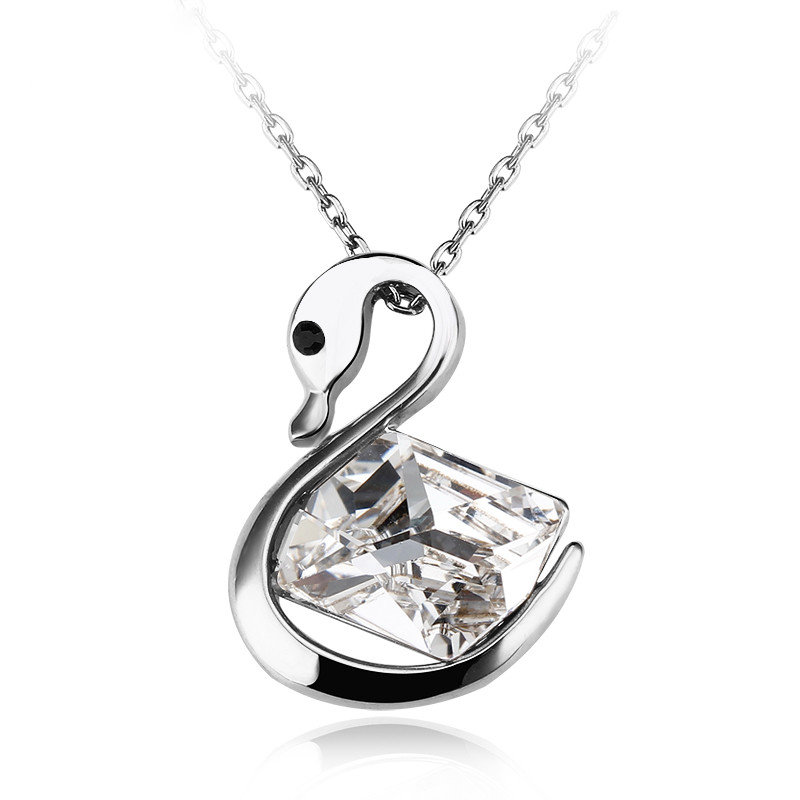 Ref No.: 140313 Swan kiss Necklace online artificial jewellery store wholesale jewelry for retailers