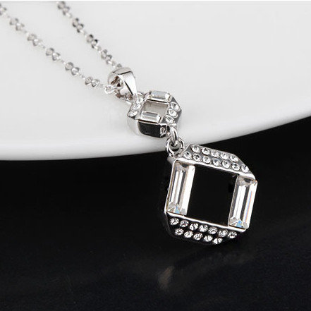 Ref No.: 140320 Clear water quicksand Necklace online shopping site for jewellery wholesale jewelry nyc