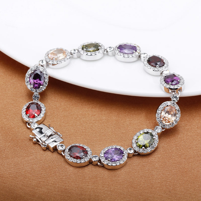 Ref No.: 340302 Rainbow morning dew Bracelet wholesale rings best jewelry online store