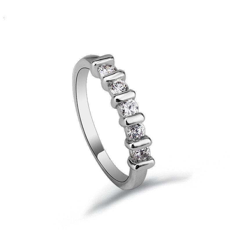 Ref No.:540318 zirconia rings white gold wholesale unique fashion jewelry april birthstone rings fashion jewellery sale