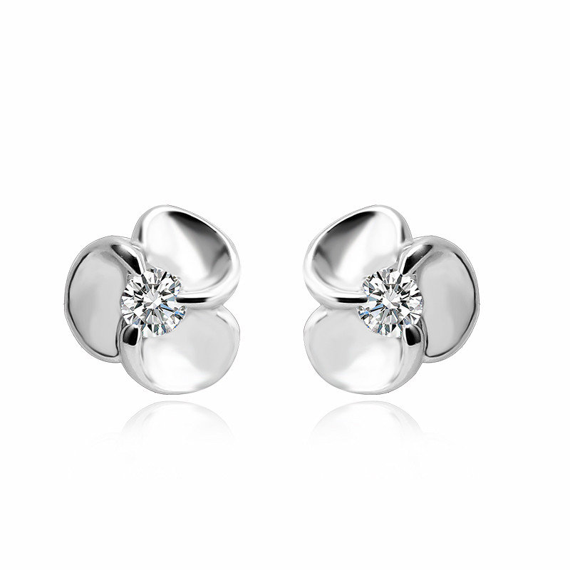 Ref No.: S200303 orchid words S925 Earring heart pendant silver selling 925 silver jewelry