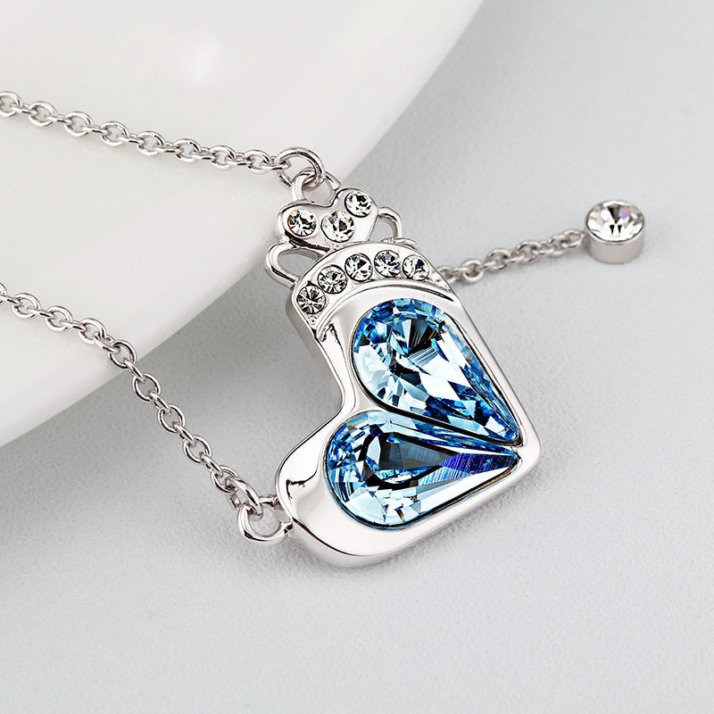 Ref No.: 140610 Romance designer heart necklace online shopping diamond jewellery wholesale jewelry supplies