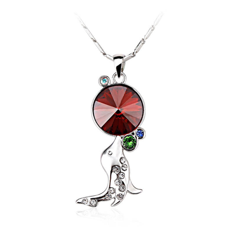 Ref No.: 140616 Small playful sea lions Necklace online jewellery india wholesale jewelry vendors