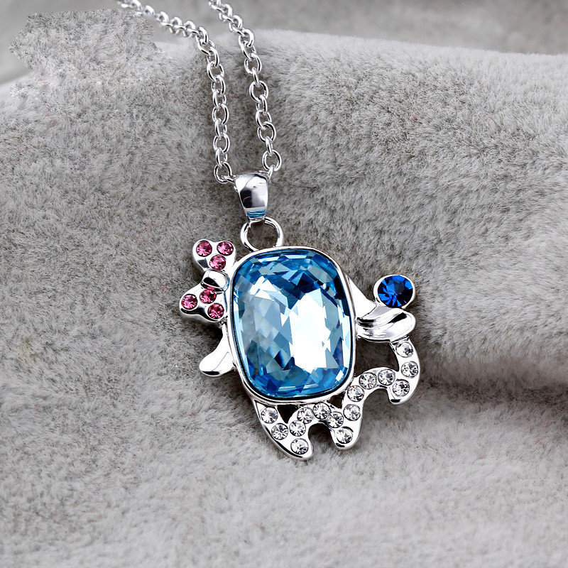 Ref No.: 140613 Happy Puppy Necklace online silver jewellery shopping wholesale jewelry to sell