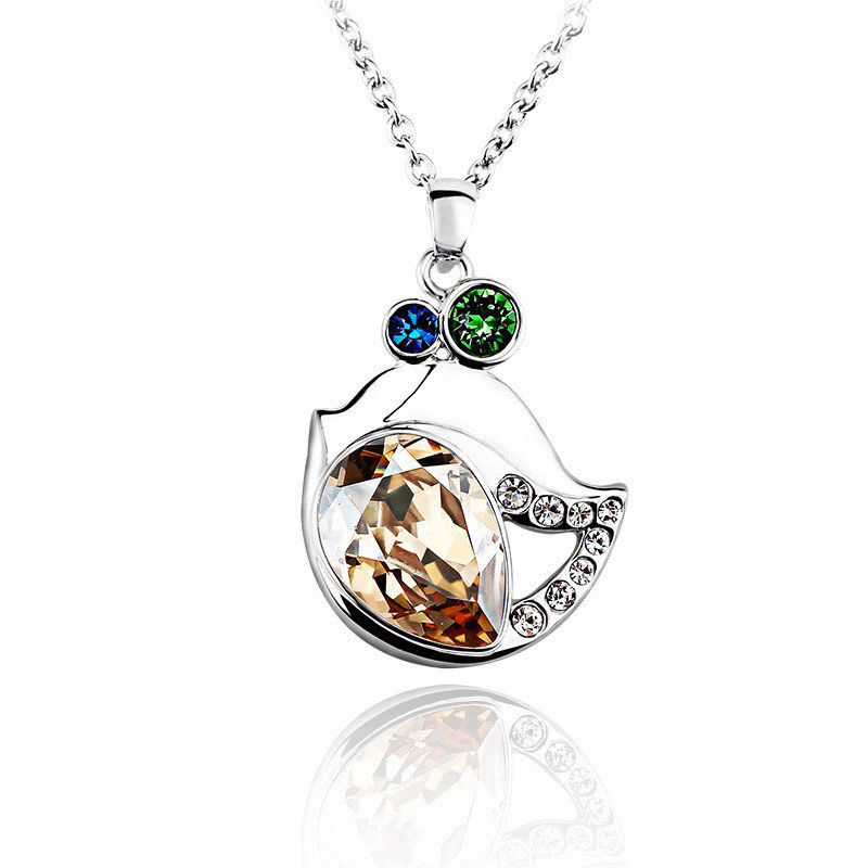 Ref No.: "140703 Zodiac  Cute chick  Necklace online stone jewellery shopping wholesale sterling silver jewelry"