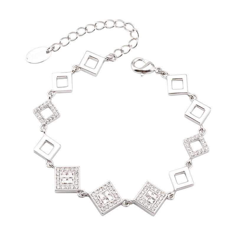 Ref No.:340801 Colorland square diamond Bracelet online jewellers costume jewellry